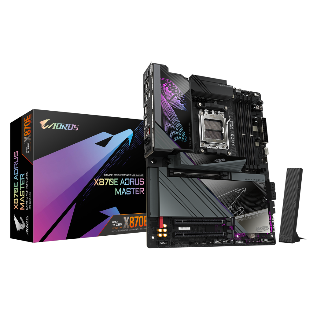GIGABYTE X870E AORUS MASTER DDR5 AMD AM5 ATX Motherboard | Smart ...